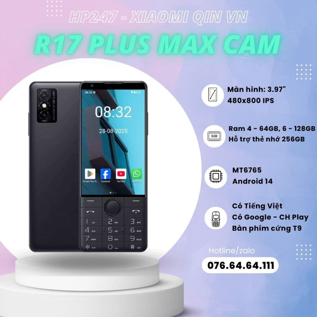 R17 Plus Max Có Camera 2 Sim - QinVN